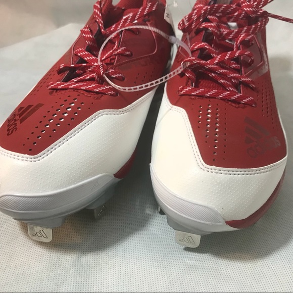 adidas | Shoes | Adidas Red Poweralley 4 Mens Baseball Cleats New ...